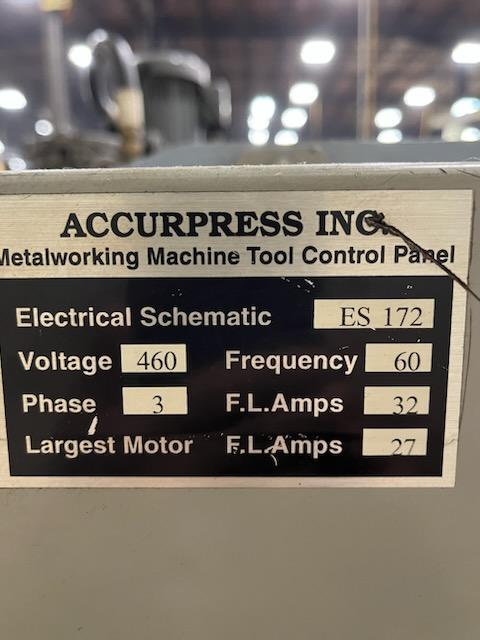 1998 Accurshear 1/4″ x 10ft Hydraulic Shear – Shears, Hydraulic CNC ...